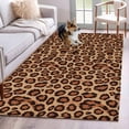 Area Rugs for Living Room 4x6 Ft, Brown Beige Non Slip Area Rugs for ...