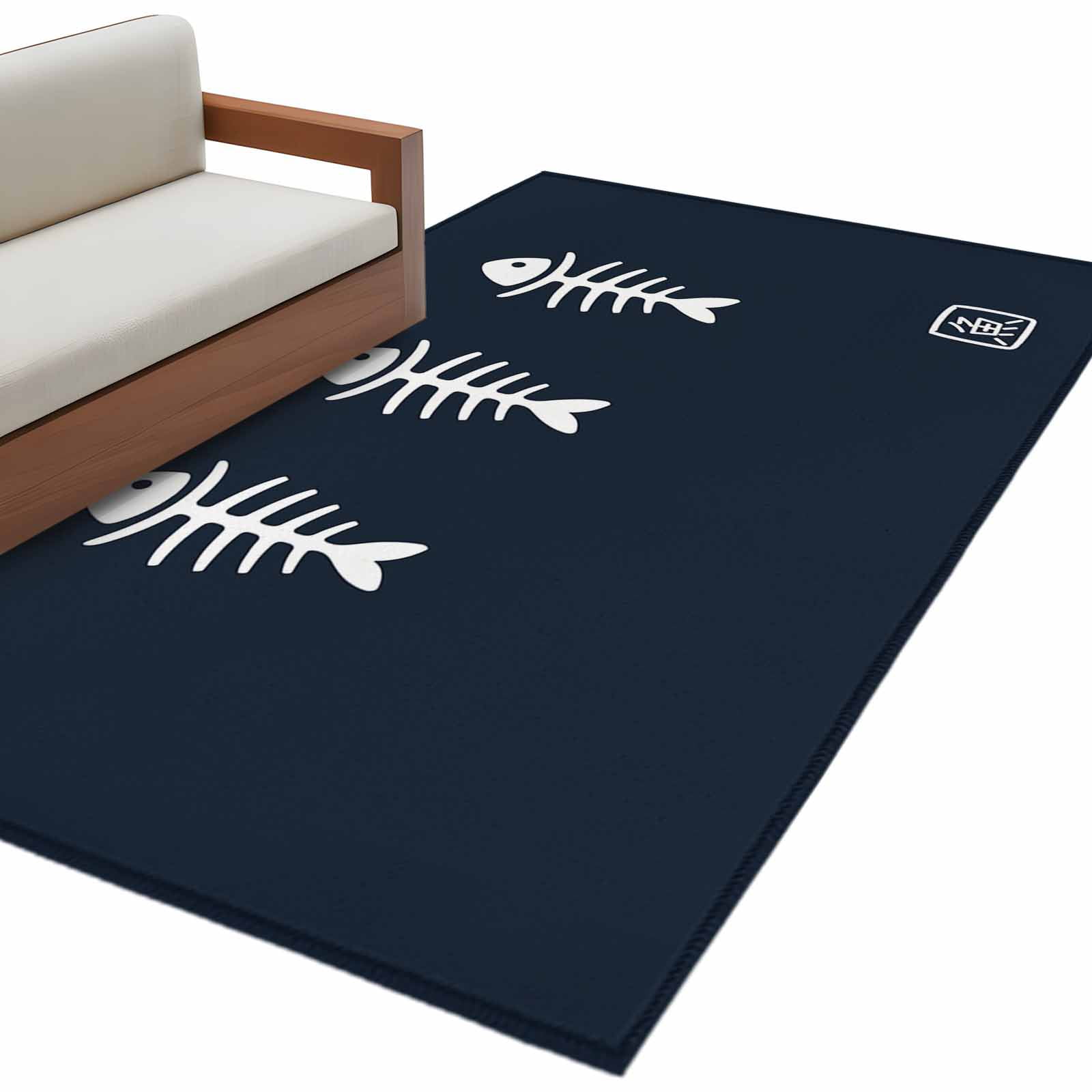 Area Rugs for Living Room 4x6 Ft, Japanese Fish Non Slip Area Rugs for ...