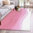 Area Rugs for Living Room 4x6 Ft, Ombre Waves Non Slip Area Rugs for ...