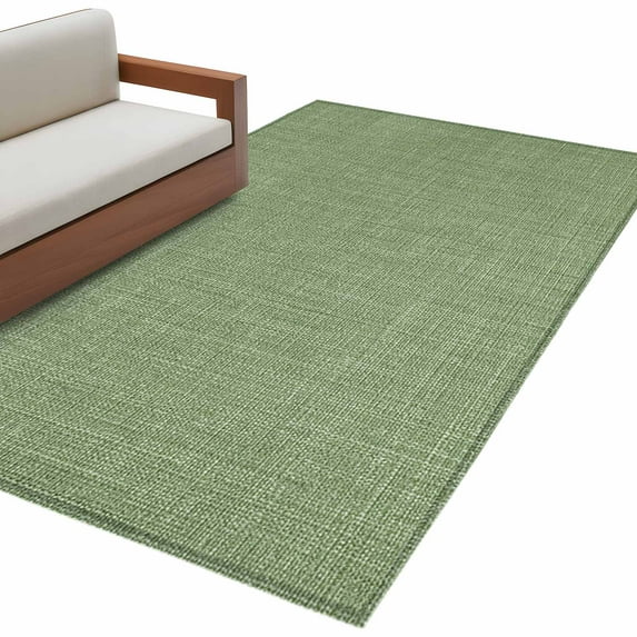 Area Rugs for Living Room 4x6 Ft, Vintage Forest Green Non Slip Area ...