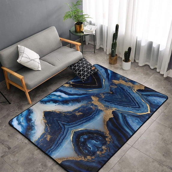 Area Rugs for Living Room Bedroom, 3x5 Soft Throw Rug Non-Slip Carpet ...