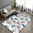 Area Rugs for Living Room Bedroom, 3x5 Soft Throw Rug Non-Slip Carpet ...