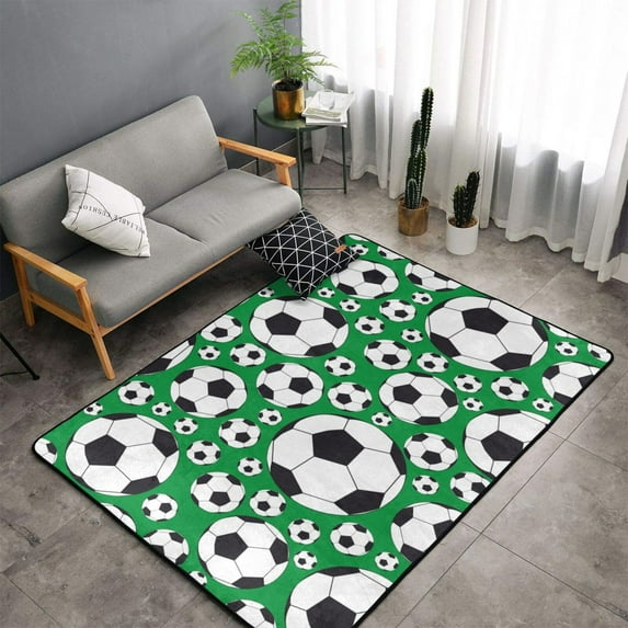 Area Rugs for Living Room Bedroom, 3x5 Soft Throw Rug Non-Slip Carpet ...