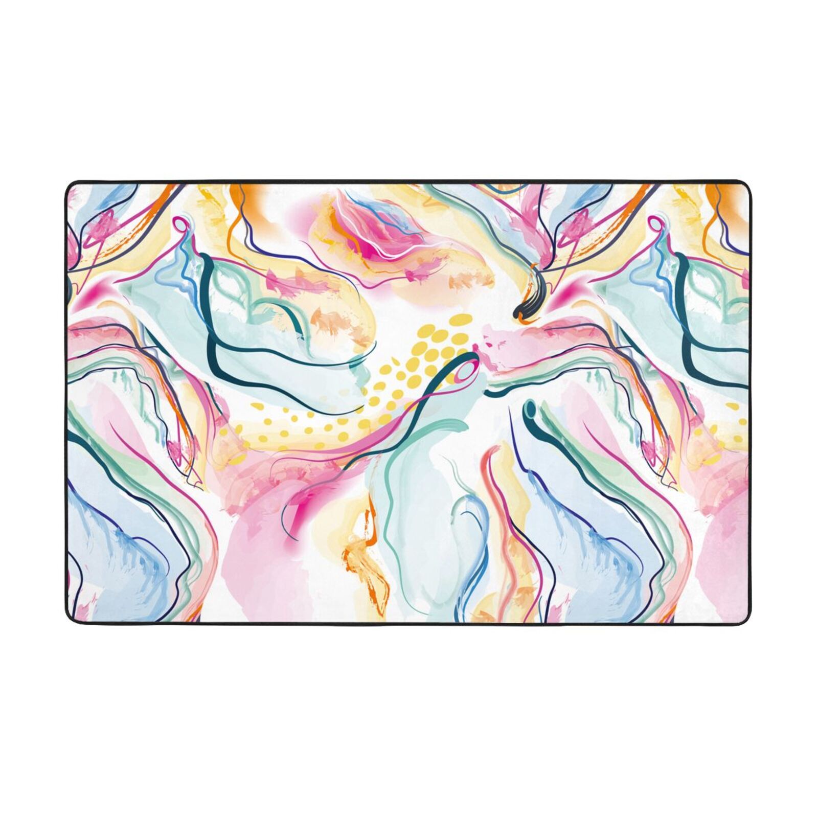 Area Rugs for Living Room Bedroom , 3x5 Soft Throw Washable Rug Non ...