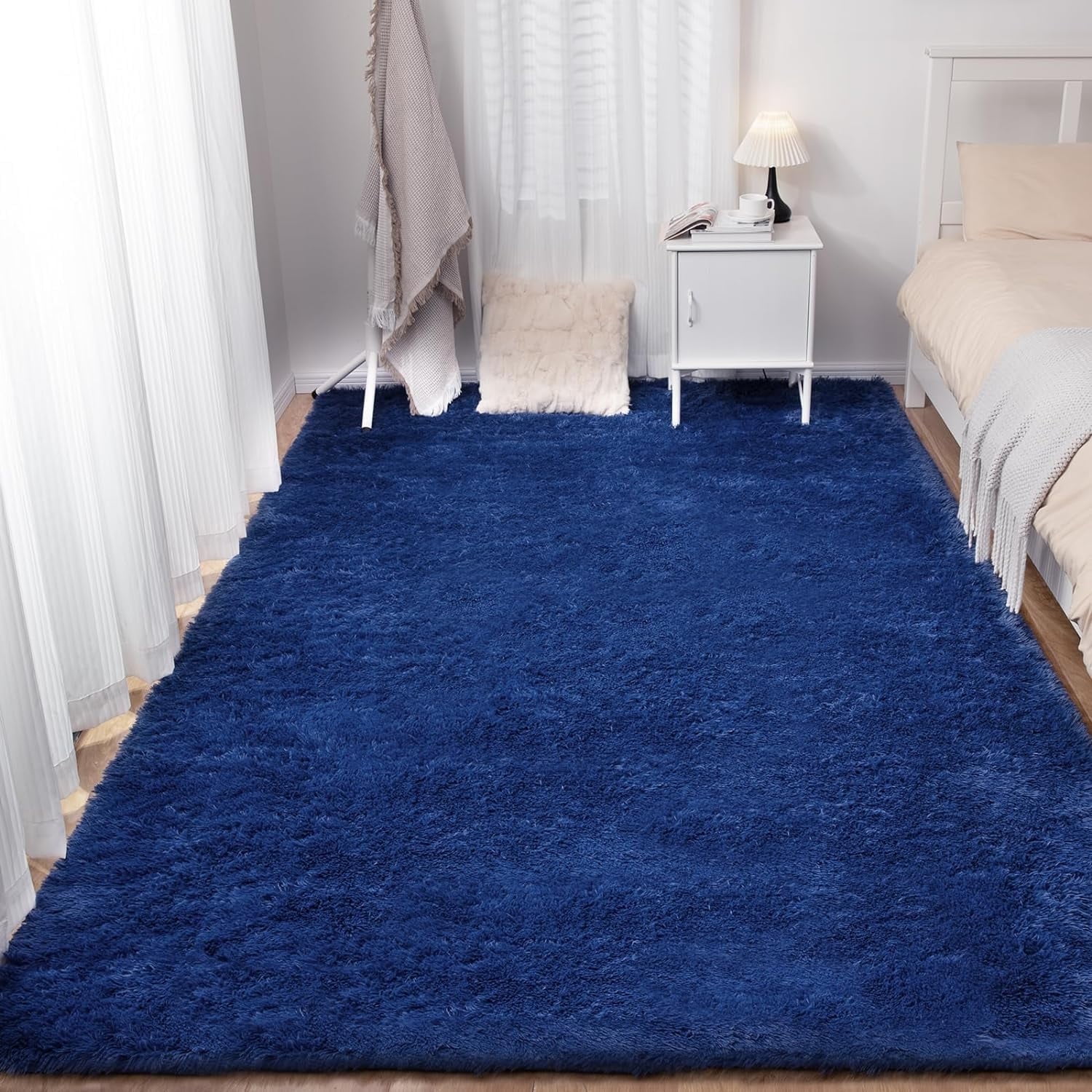 Area Rugs for Living Room Bedroom, 5x8 Ultra Soft Comfy Fluffy ...