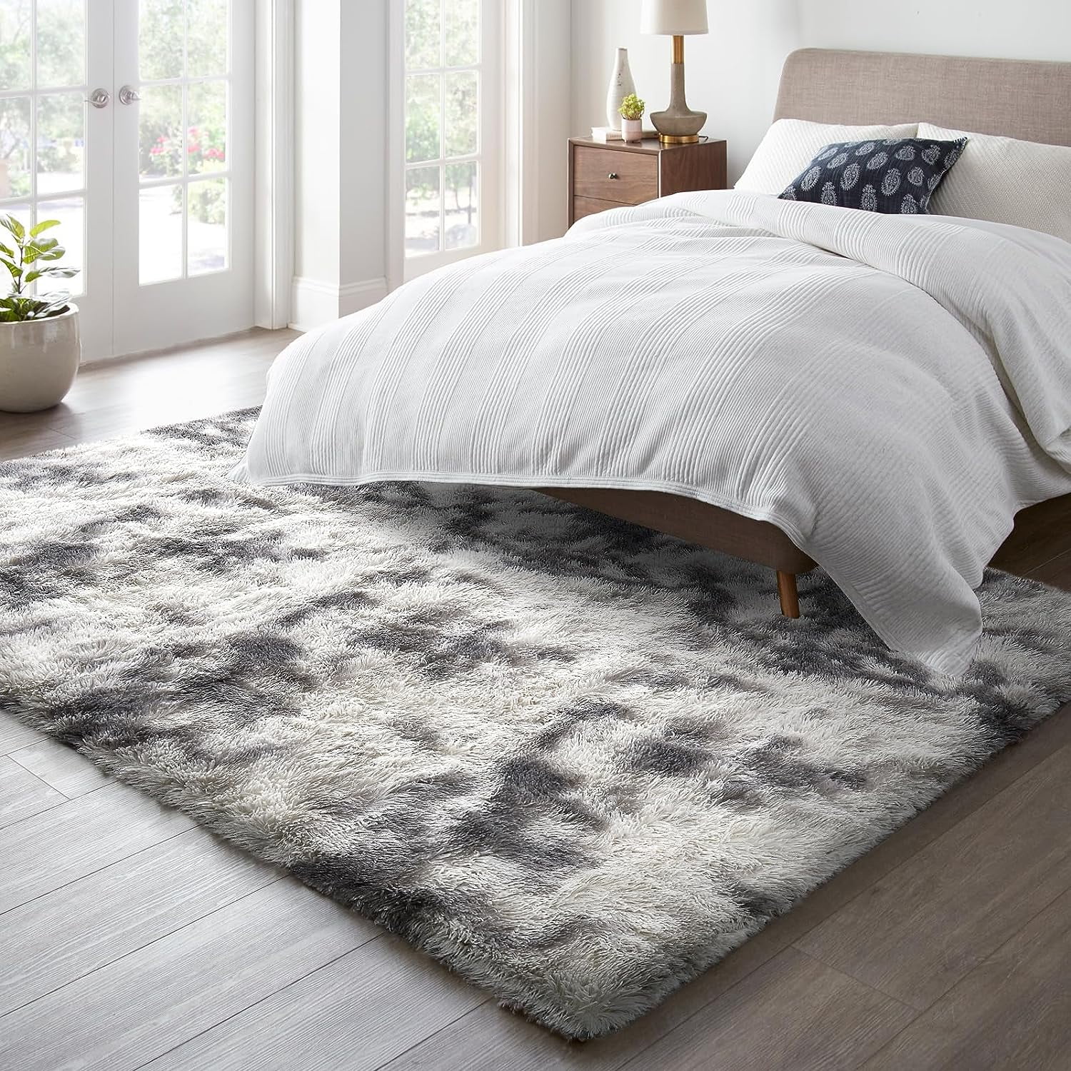 Area Rugs for Living Room Bedroom, 5x8 Ultra Soft Comfy Fluffy ...