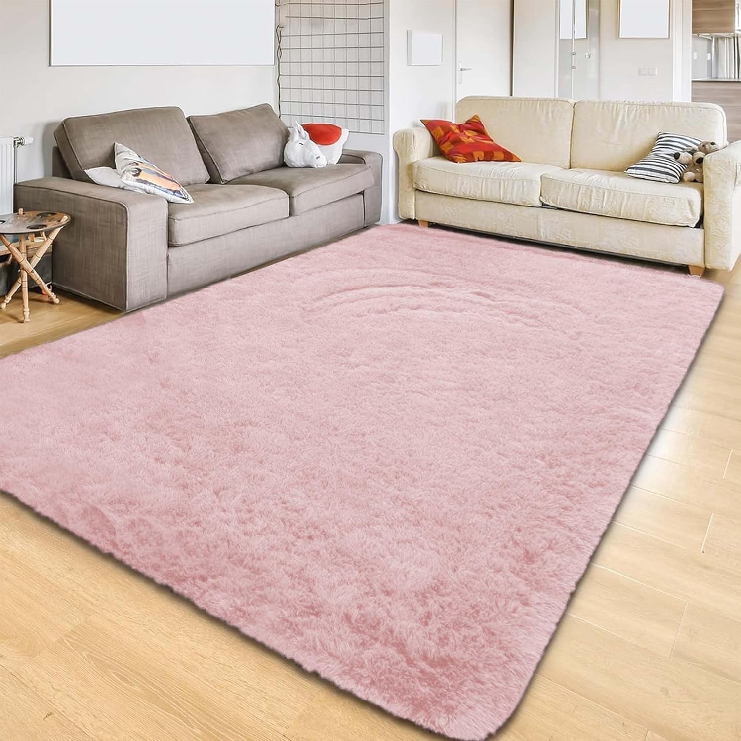 Area Rugs for Living Room Bedroom, 8x10 Ultra Soft Comfy Fluffy ...