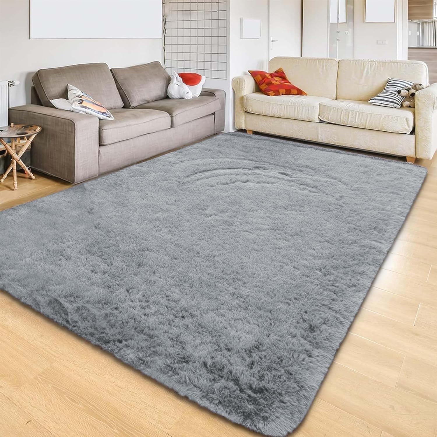 Area Rugs for Living Room Bedroom, 8x10 Ultra Soft Comfy Fluffy ...