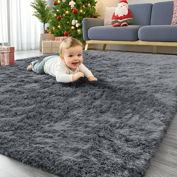 Area Rugs for Living Room Bedroom, Machine Washable 4x5.9 ft Soft ...