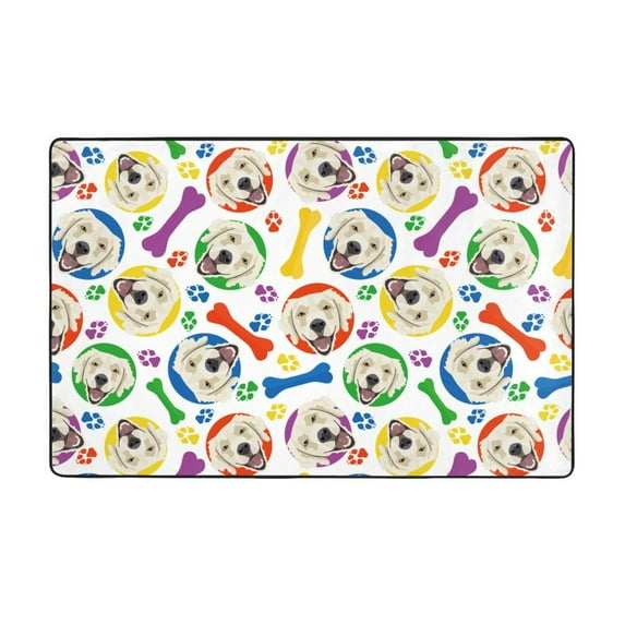 Area Rugs For Living Room Decor - Labrador Retriever Dog No.1004 Anti ...