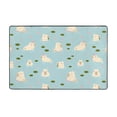 Area Rugs For Living Room Decor - Swim Capybaras Bird Anti Slip Throw ...