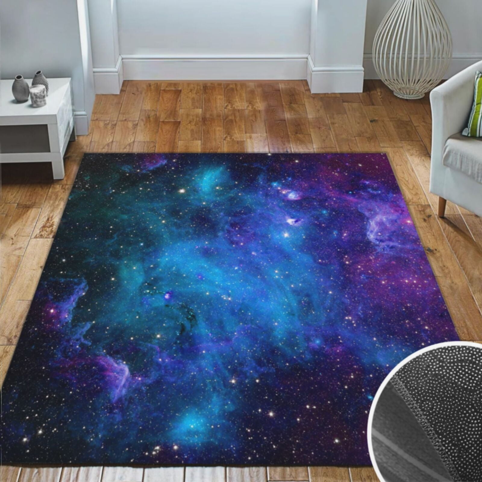 Area Rugs Living Room, Soft Crystal Carpet Mat For Bedroom Area Rug Non ...