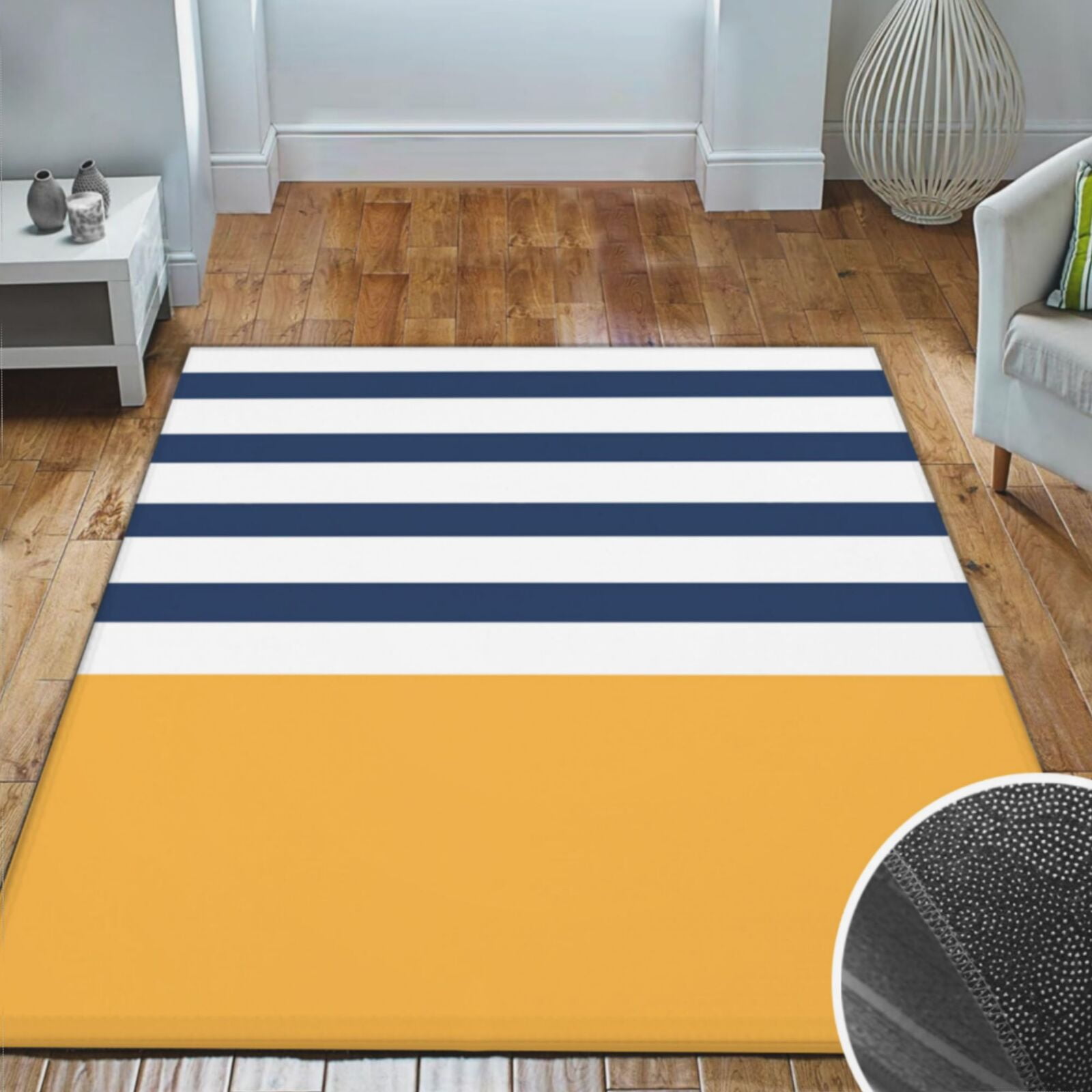 Area Rugs Living Room, Soft Crystal Carpet Mat For Bedroom Area Rug Non ...