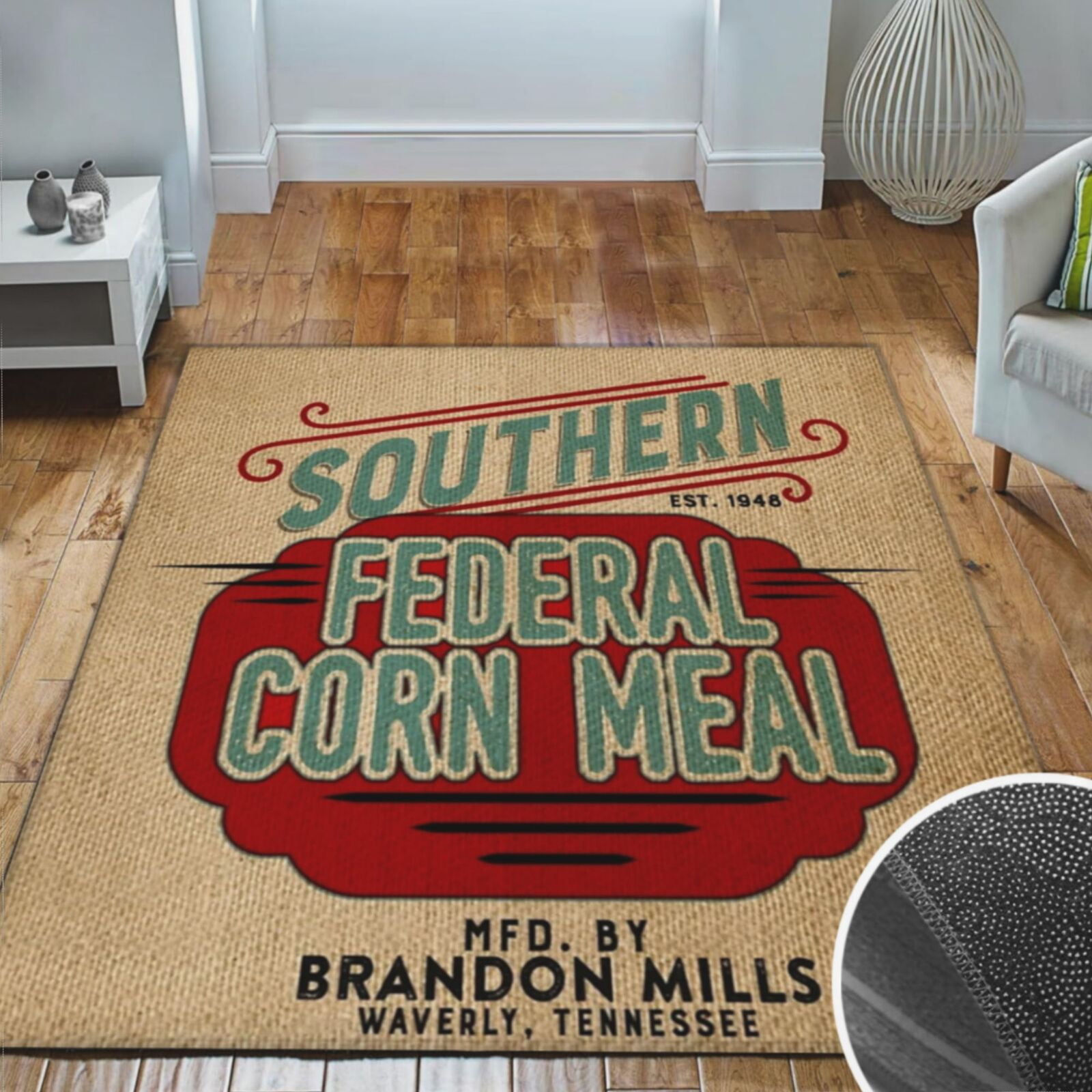 Area Rugs Living Room, Soft Crystal Carpet Mat For Bedroom Area Rug Non ...