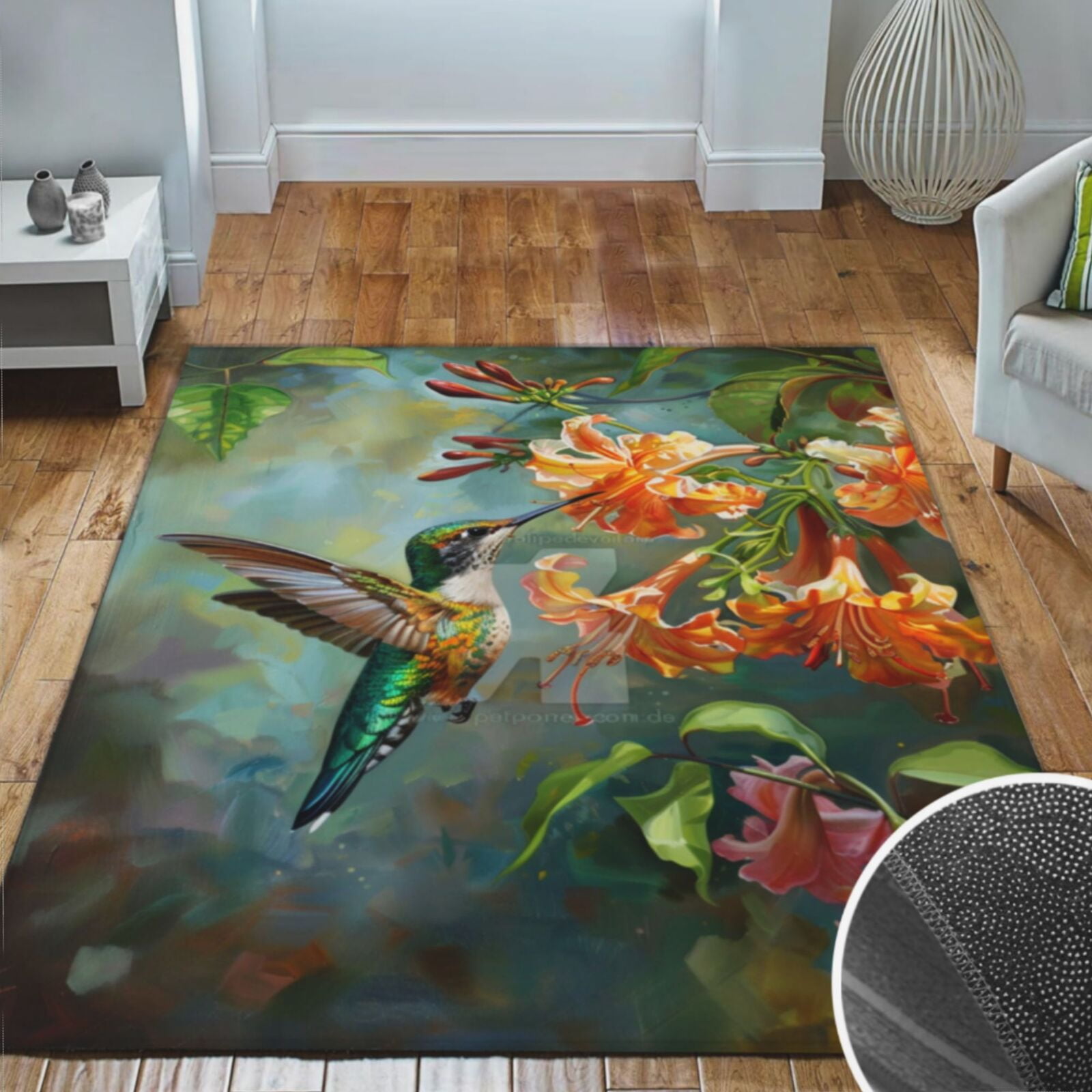 Area Rugs Living Room, Soft Crystal Carpet Mat For Bedroom Area Rug Non ...