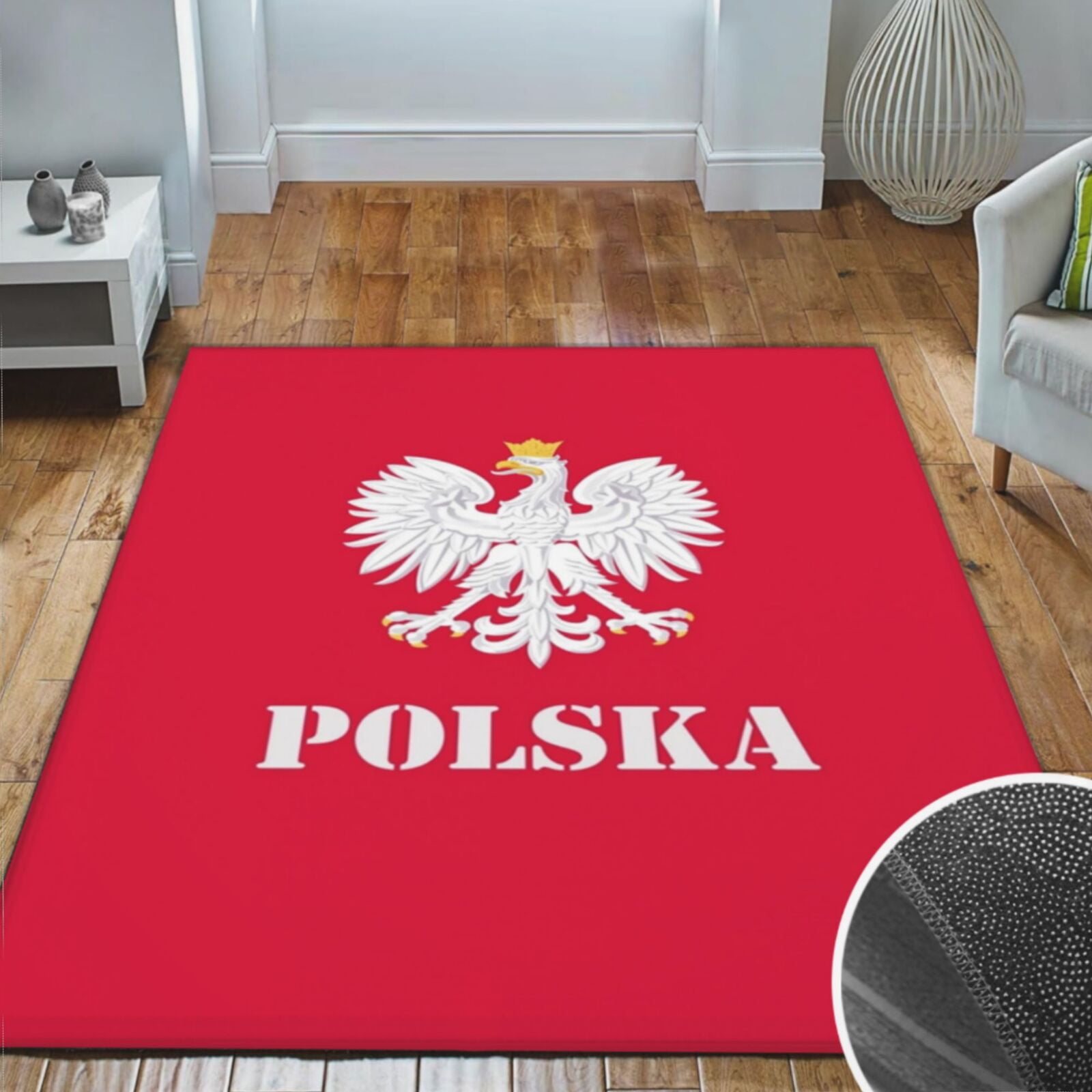 Area Rugs Living Room, Soft Crystal Carpet Mat For Bedroom Area Rug Non ...