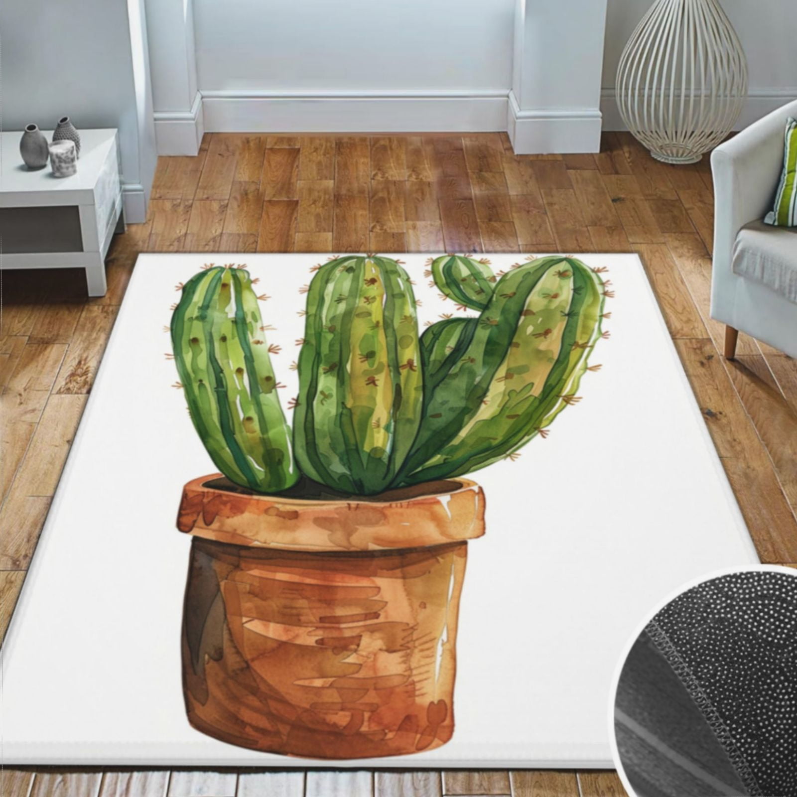 Area Rugs Living Room, Soft Crystal Carpet Mat For Bedroom Area Rug Non ...