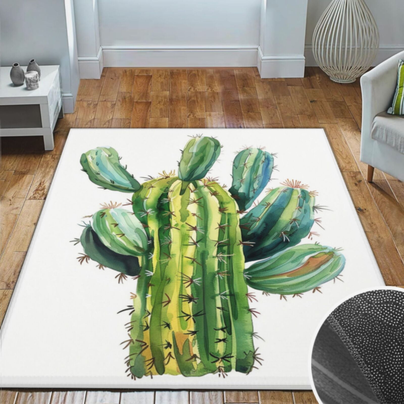 Area Rugs Living Room, Soft Crystal Carpet Mat For Bedroom Area Rug Non ...