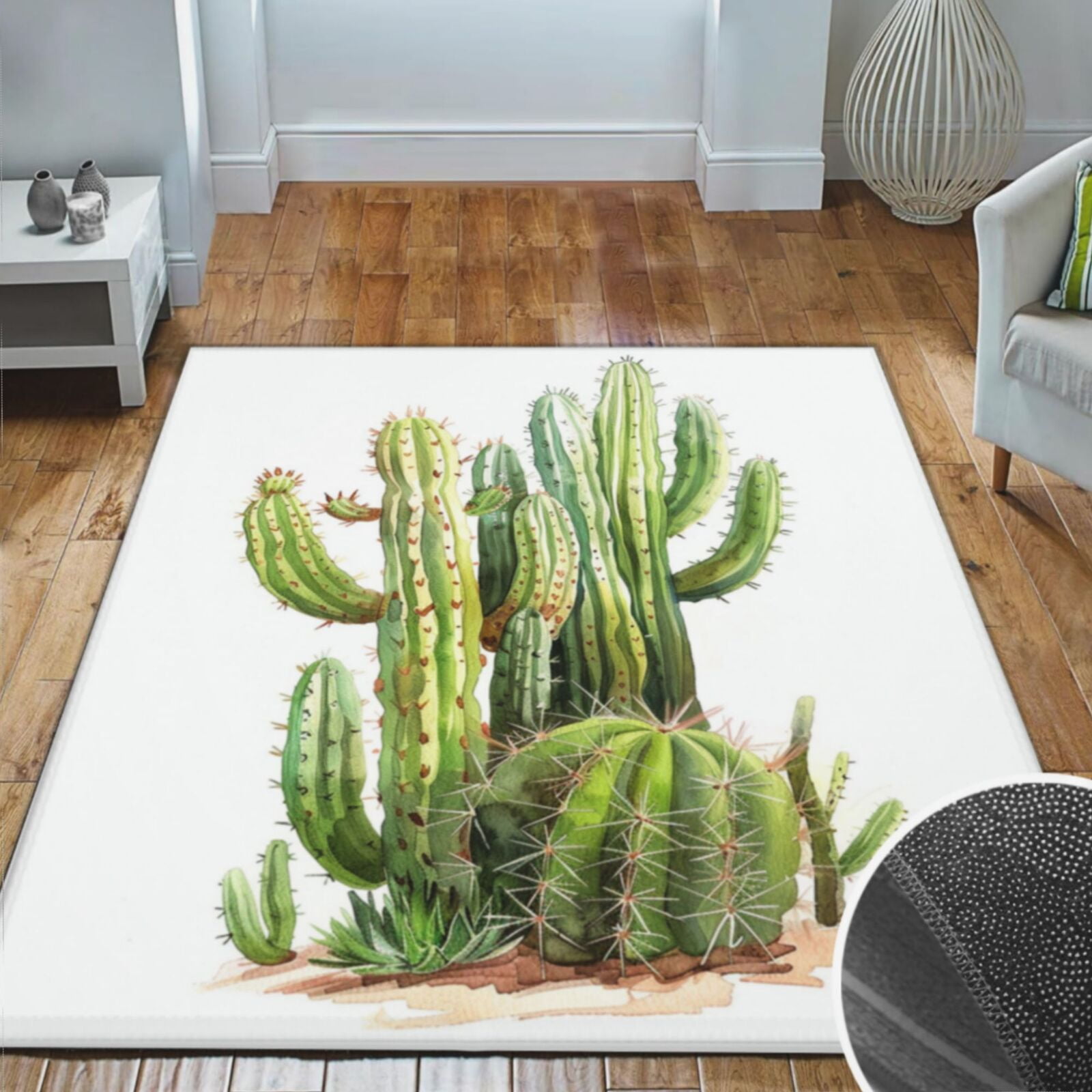 Area Rugs Living Room, Soft Crystal Carpet Mat For Bedroom Area Rug Non ...