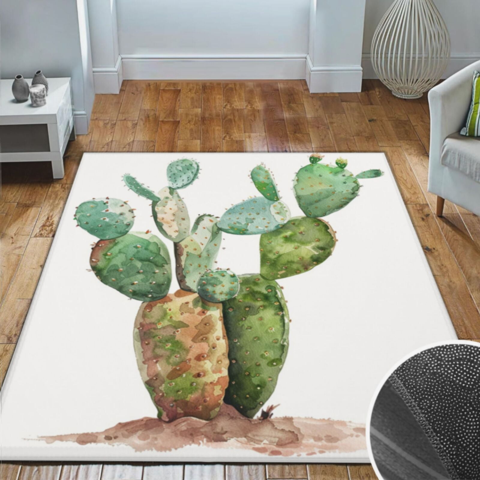 Area Rugs Living Room, Soft Crystal Carpet Mat For Bedroom Area Rug Non ...