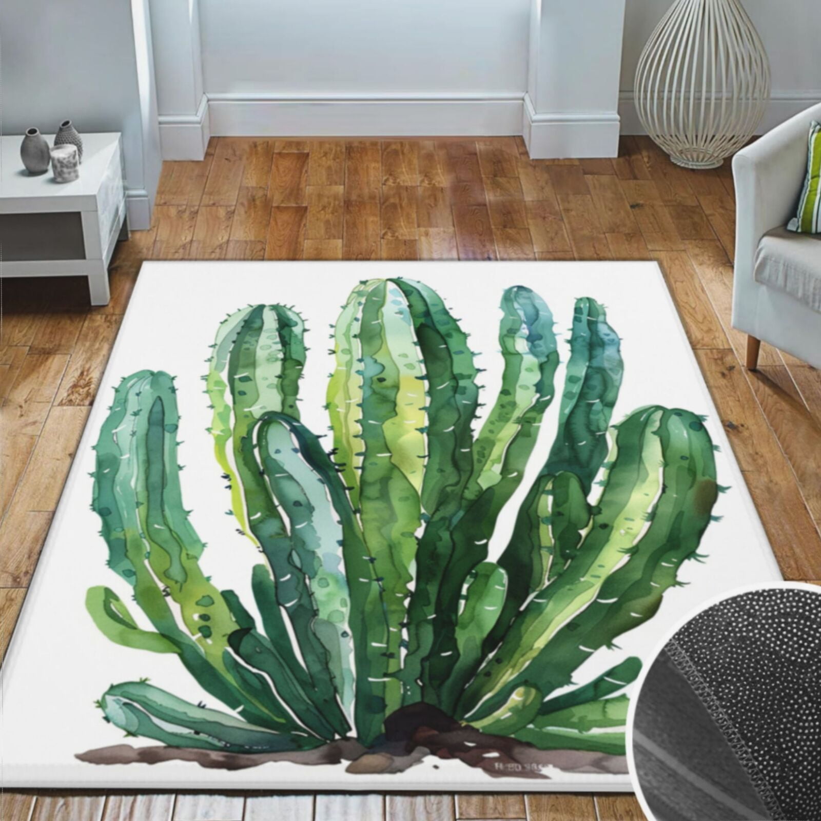 Area Rugs Living Room, Soft Crystal Carpet Mat For Bedroom Area Rug Non ...