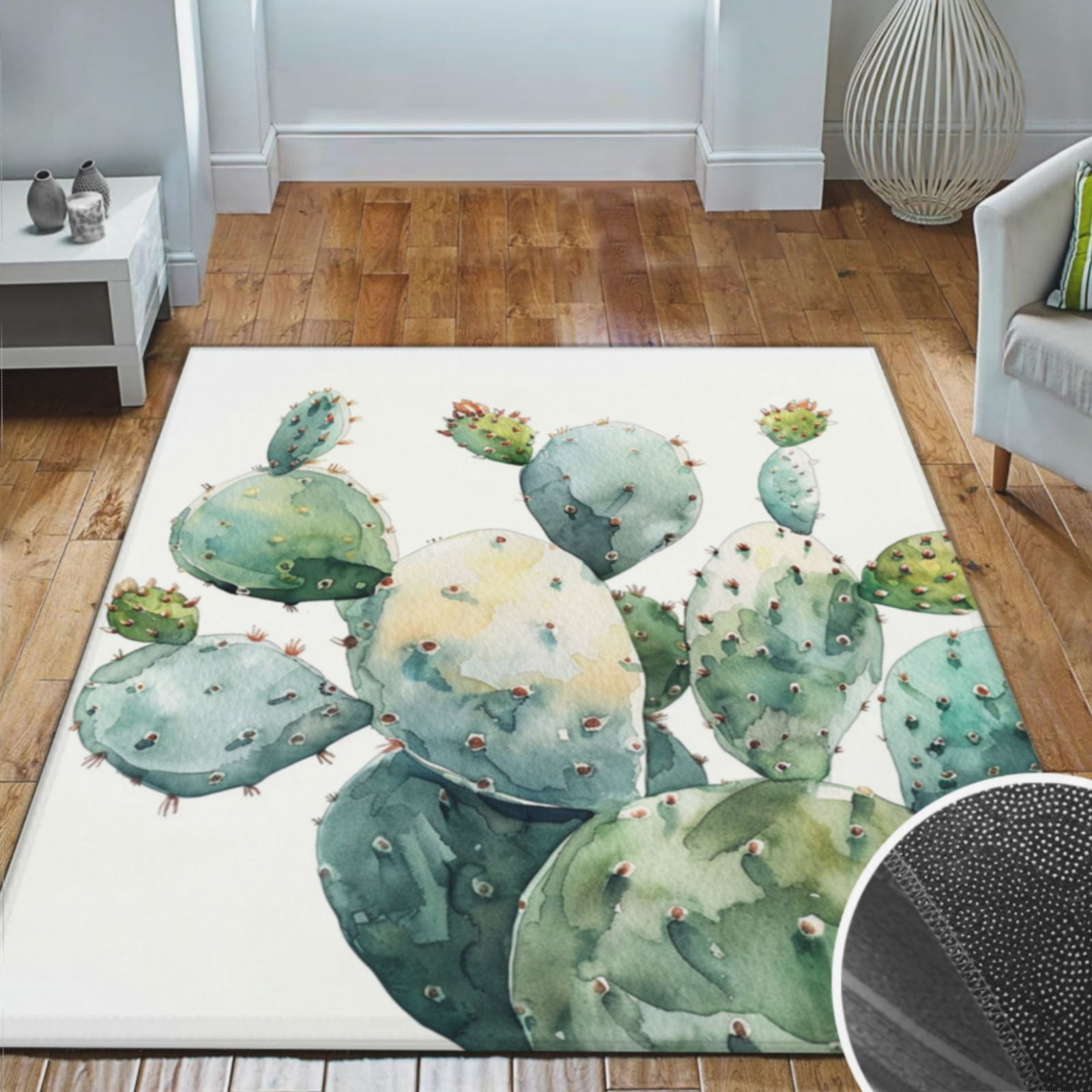 Area Rugs Living Room, Soft Crystal Carpet Mat For Bedroom Area Rug Non ...