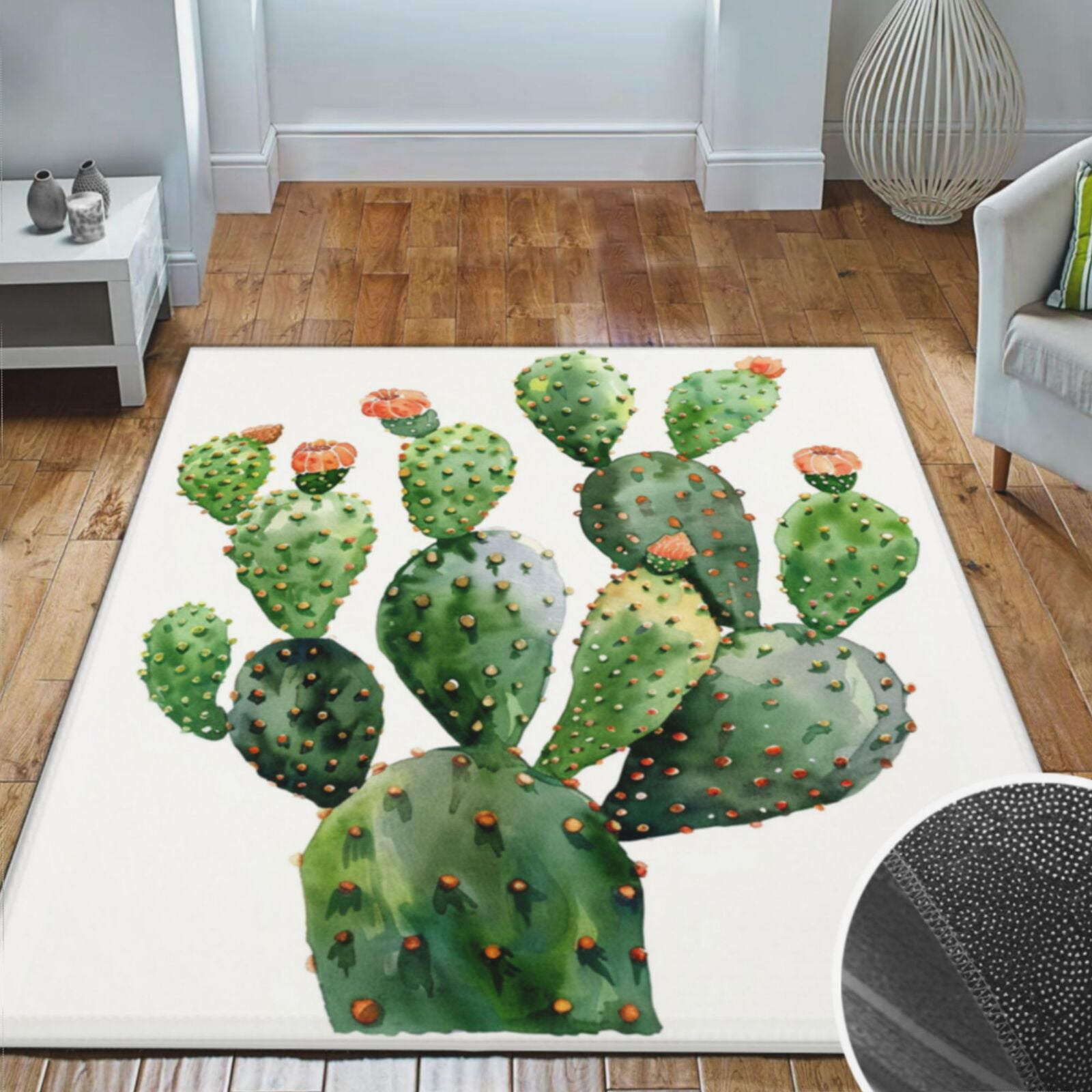 Area Rugs Living Room, Soft Crystal Carpet Mat For Bedroom Area Rug Non ...