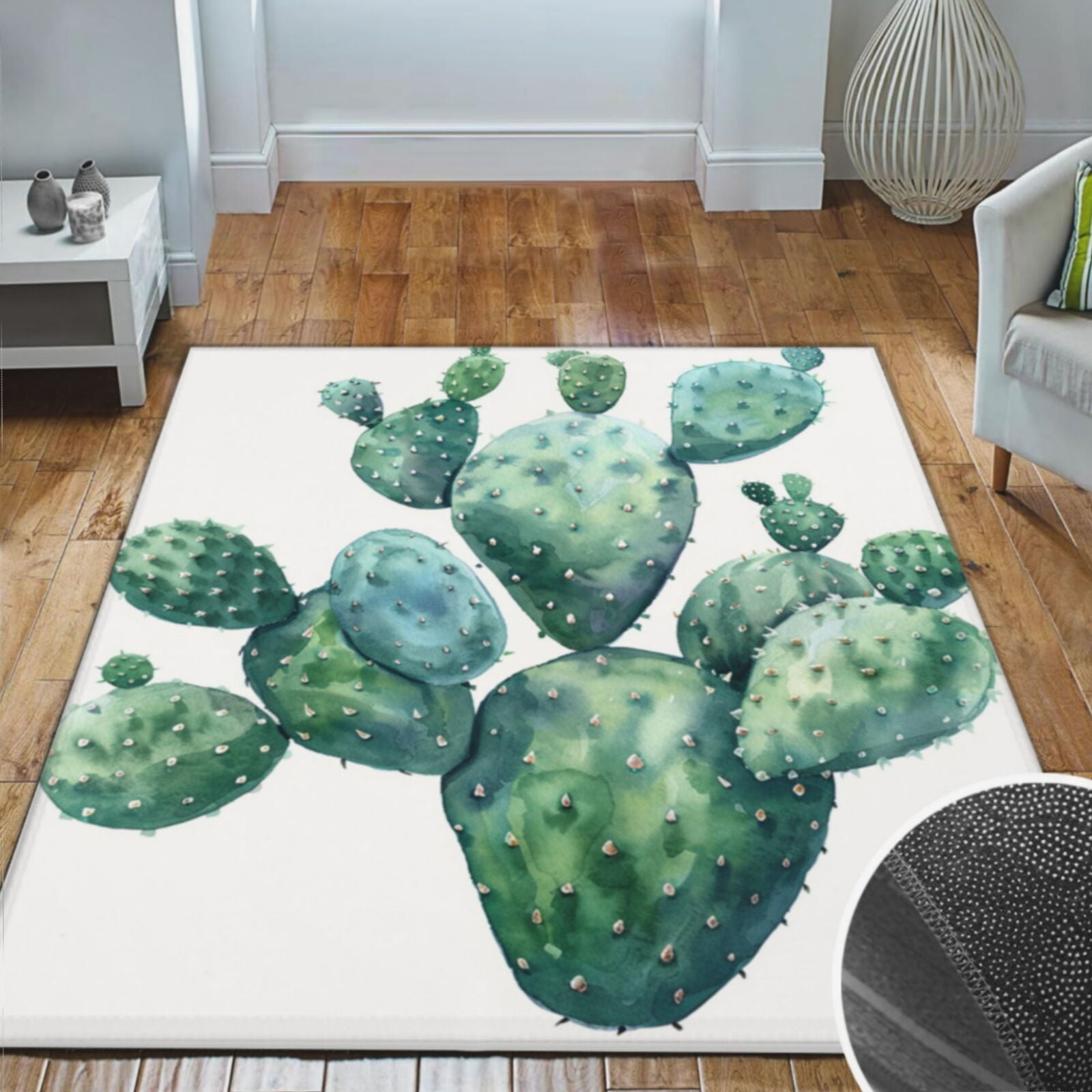 Area Rugs Living Room, Soft Crystal Carpet Mat For Bedroom Area Rug Non ...