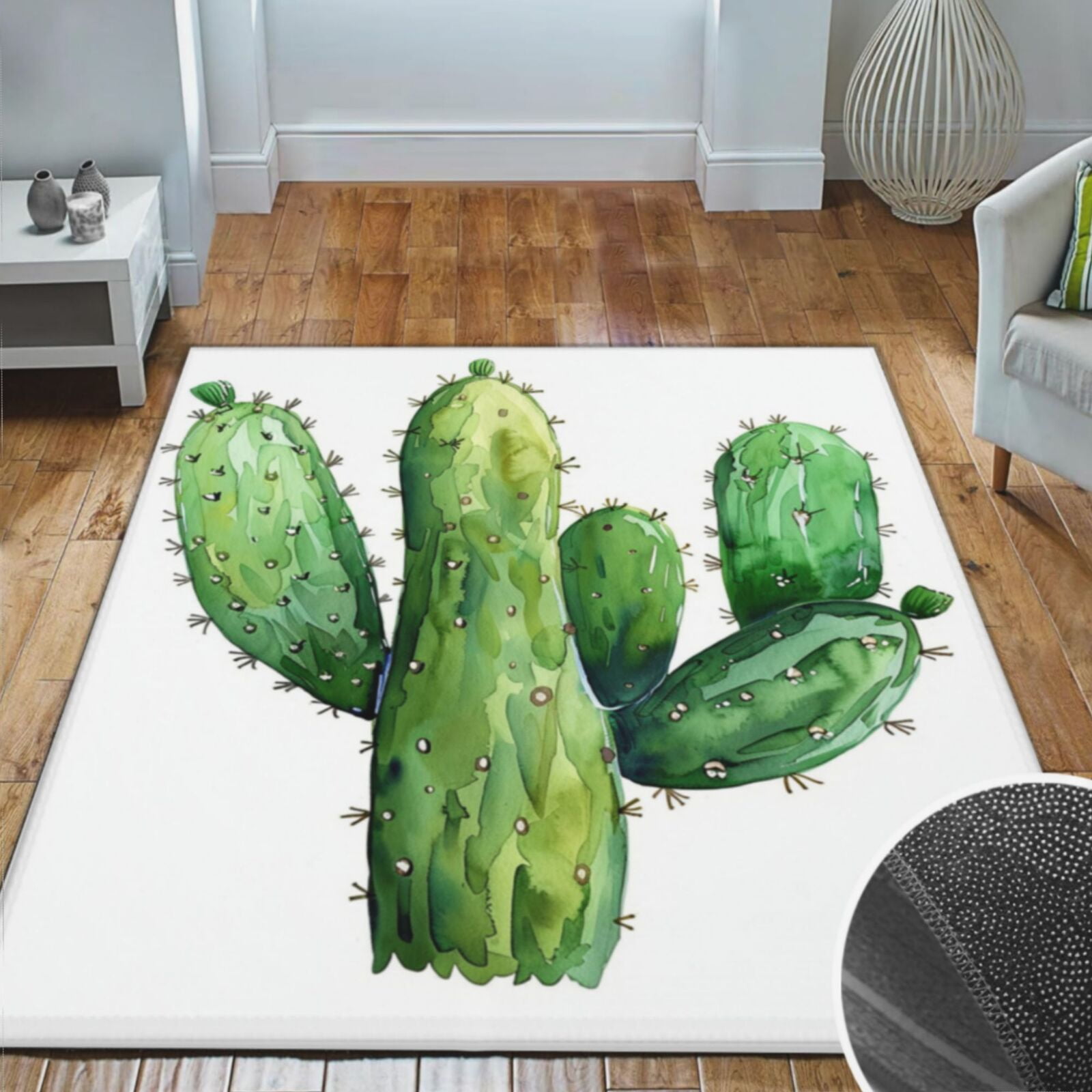 Area Rugs Living Room, Soft Crystal Carpet Mat For Bedroom Area Rug Non ...