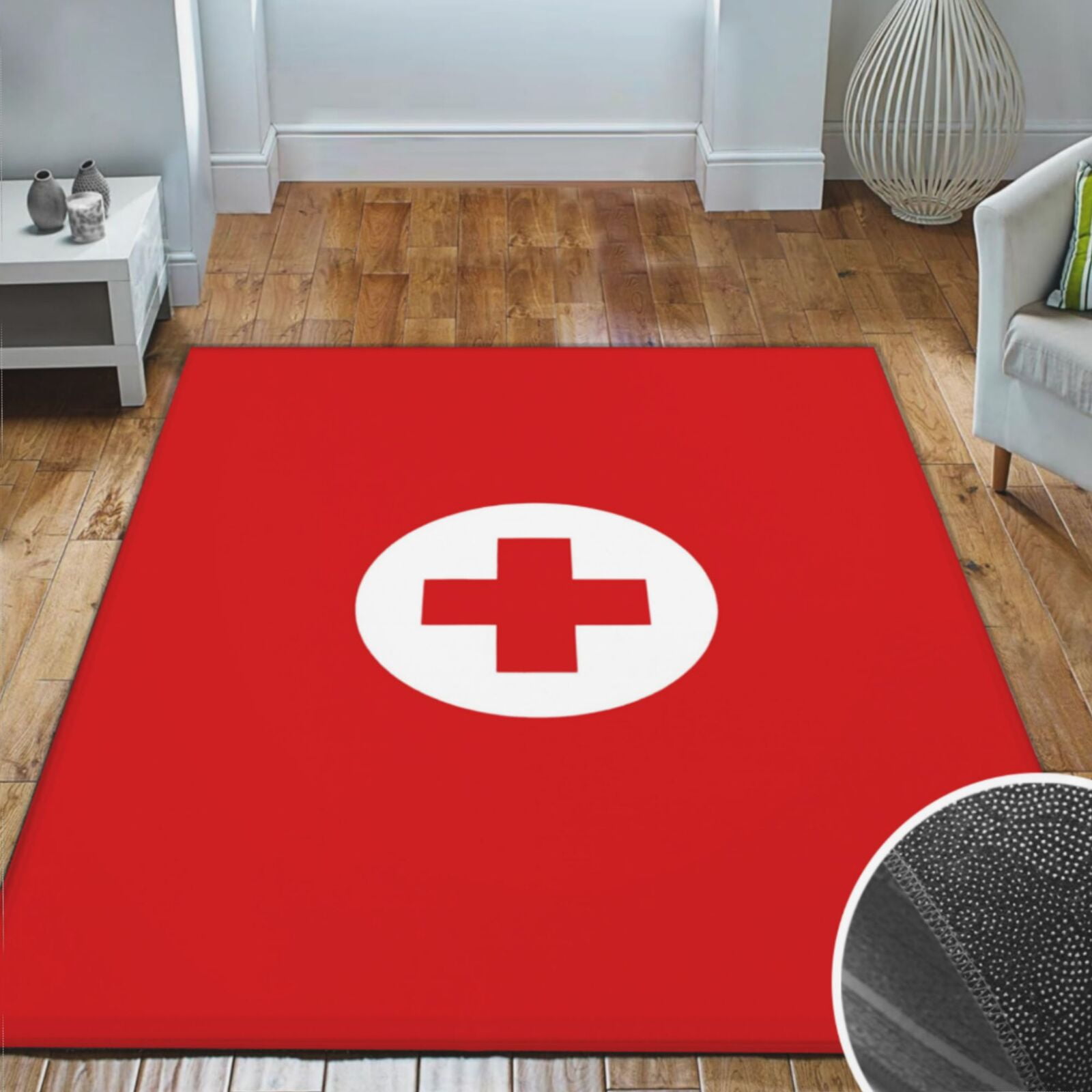 Area Rugs Living Room, Soft Crystal Carpet Mat For Bedroom Area Rug Non ...