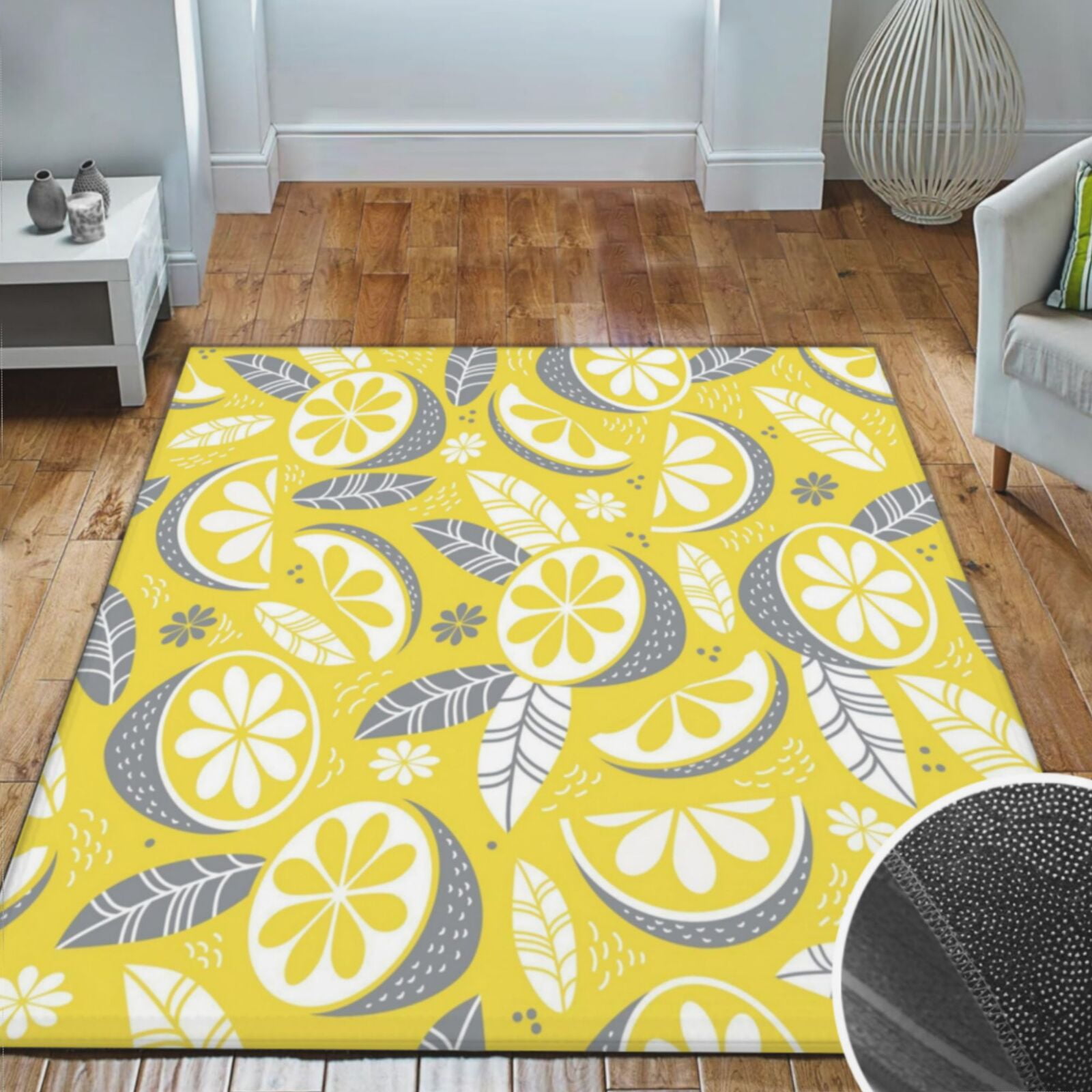 Area Rugs Living Room, Soft Crystal Carpet Mat For Bedroom Area Rug Non ...