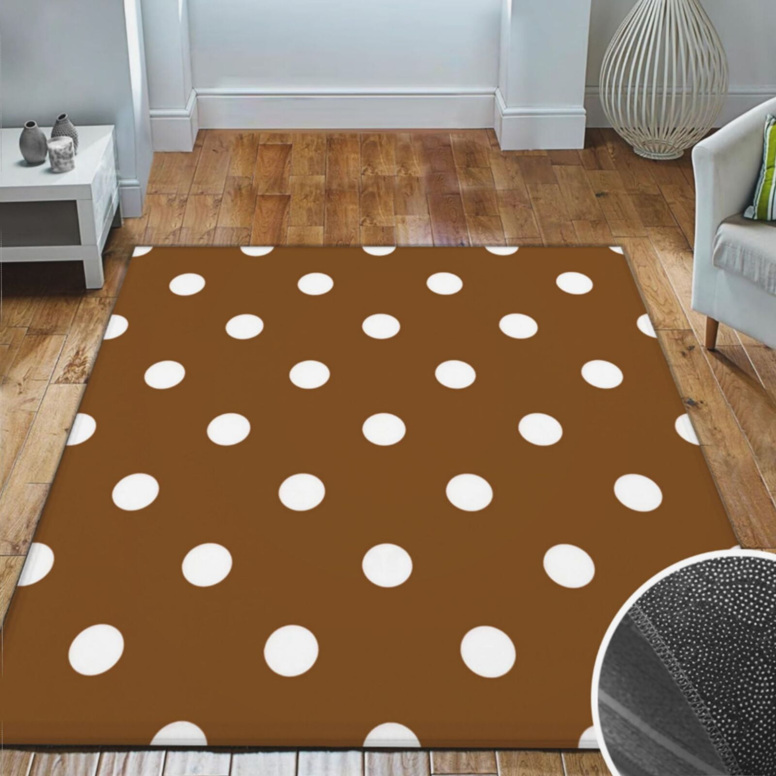 Area Rugs Living Room, Soft Crystal Carpet Mat For Bedroom Area Rug Non ...