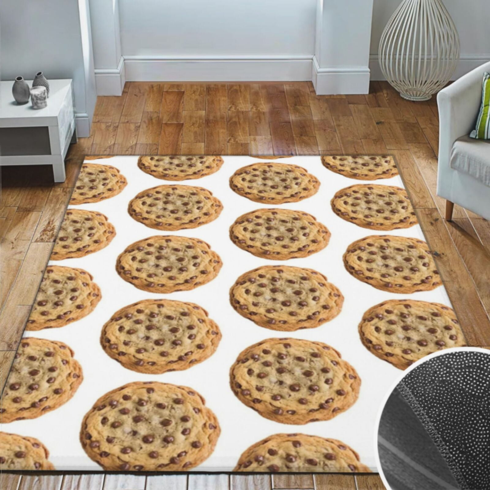 Area Rugs Living Room, Soft Crystal Carpet Mat For Bedroom Area Rug Non ...