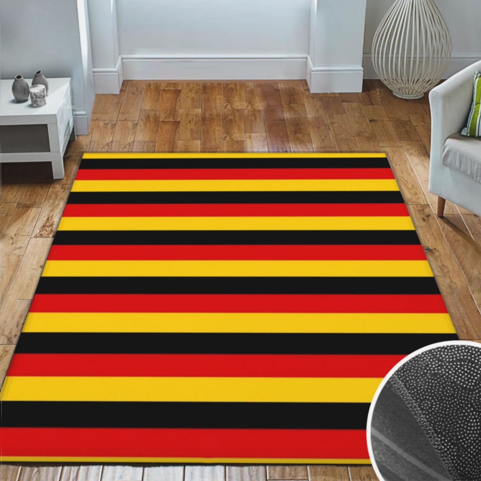 Area Rugs Living Room, Soft Crystal Carpet Mat For Bedroom Area Rug Non ...