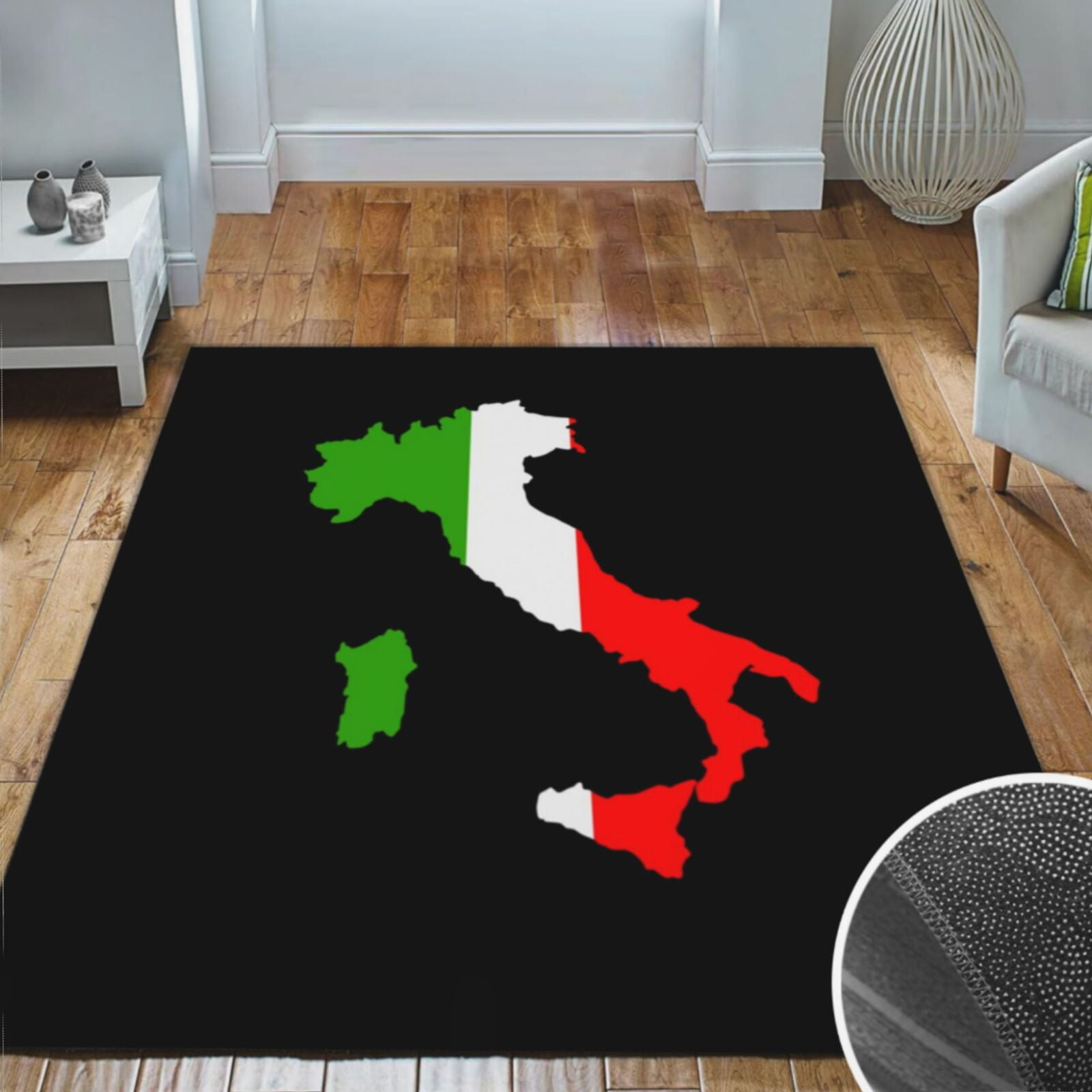 Area Rugs Living Room, Soft Crystal Carpet Mat For Bedroom Area Rug Non ...