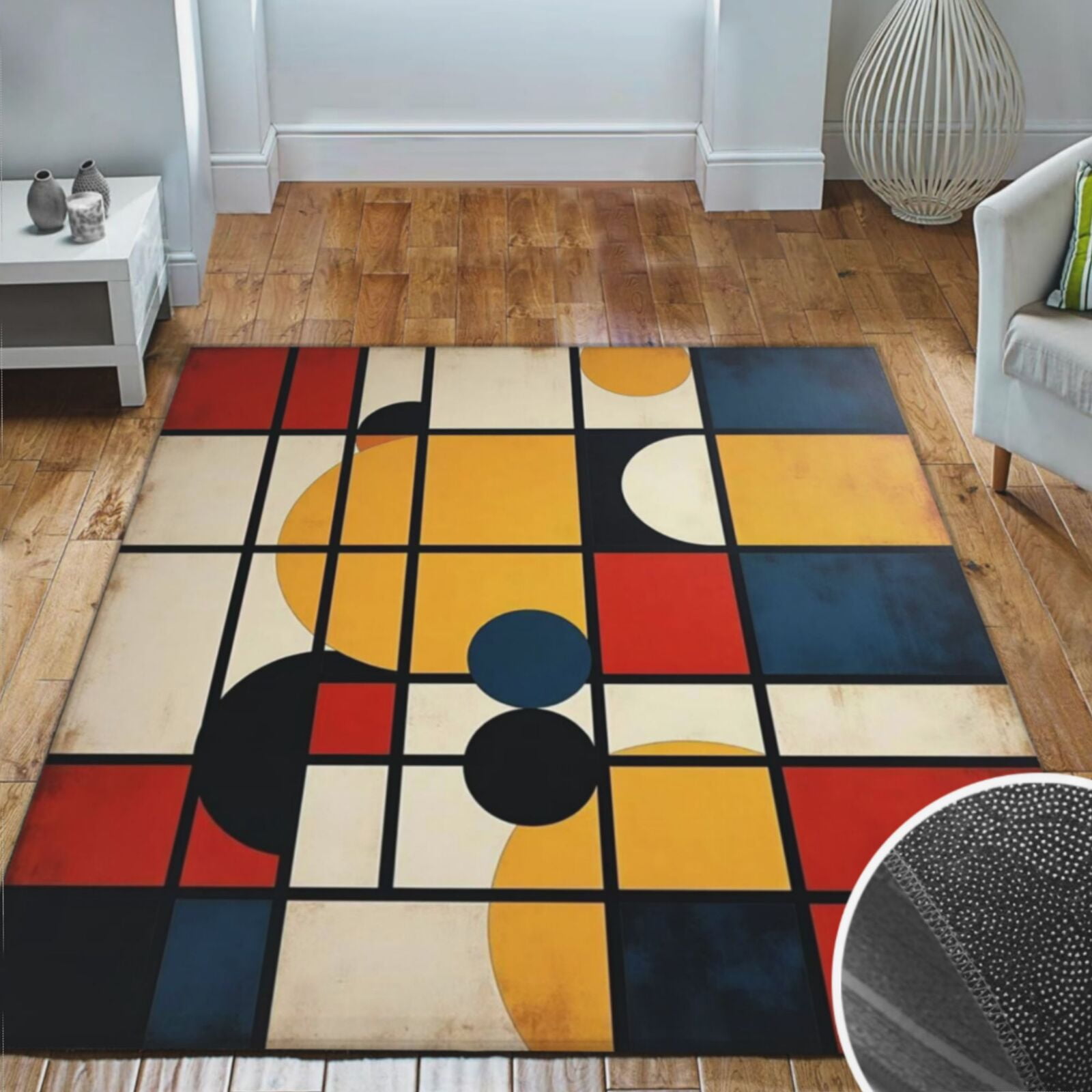 Area Rugs Living Room, Soft Crystal Carpet Mat For Bedroom Area Rug Non Slip Washable Floor Rug ...