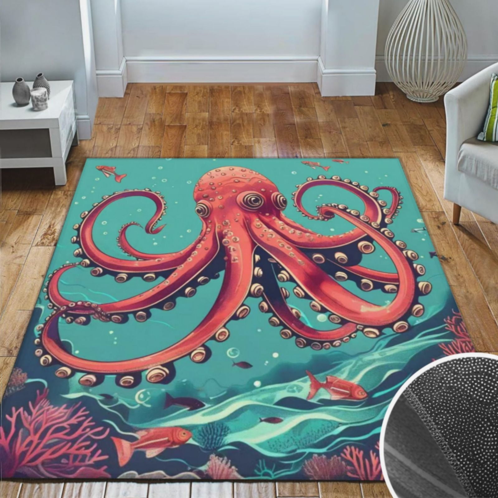 Area Rugs Living Room, Soft Crystal Carpet Mat For Bedroom Area Rug Non ...