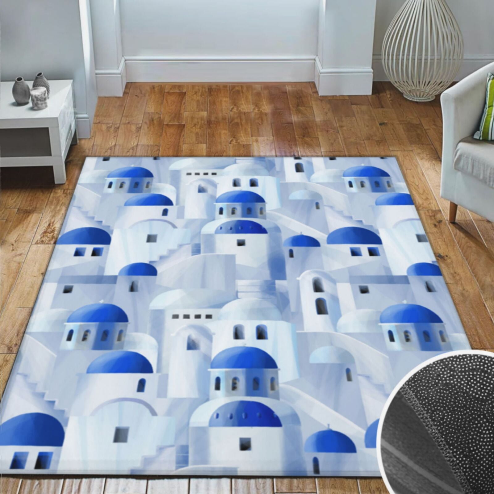 Area Rugs Living Room, Soft Crystal Carpet Mat For Bedroom Area Rug Non ...