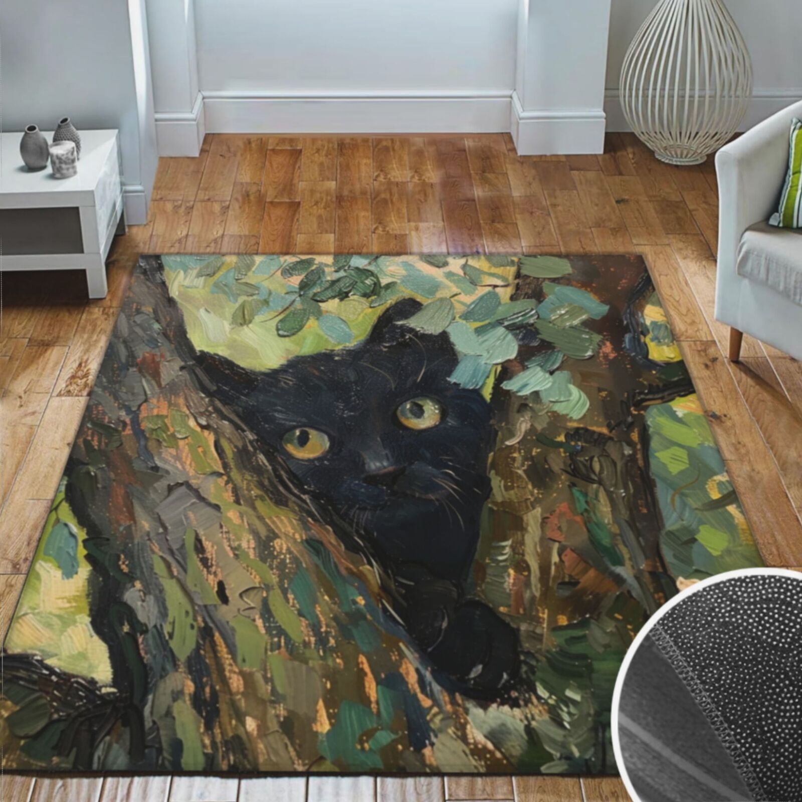 Area Rugs Living Room, Soft Crystal Carpet Mat For Bedroom Area Rug Non ...