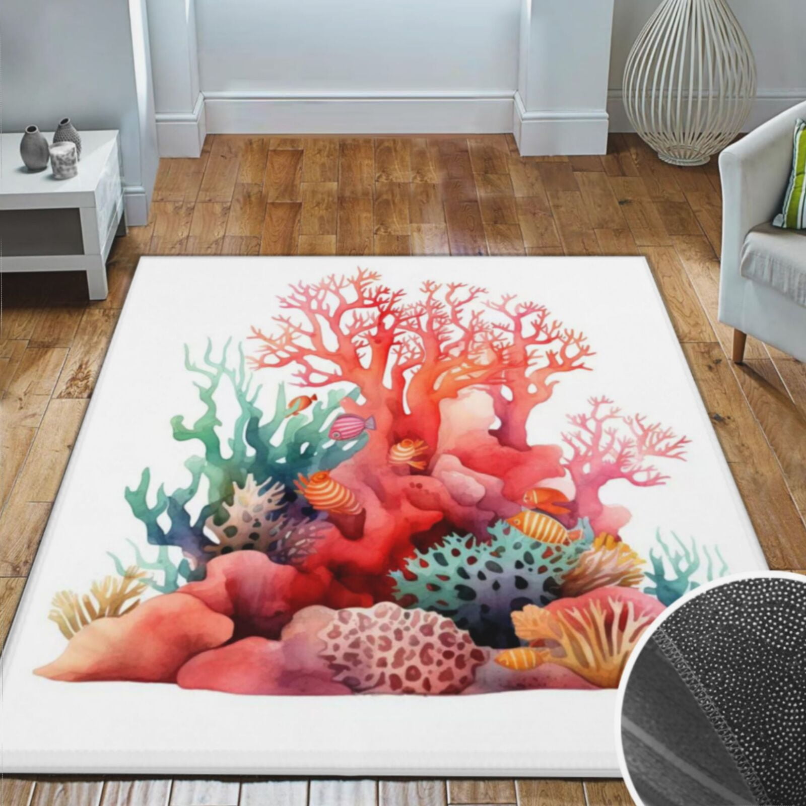 Area Rugs Living Room, Soft Crystal Carpet Mat For Bedroom Area Rug Non ...