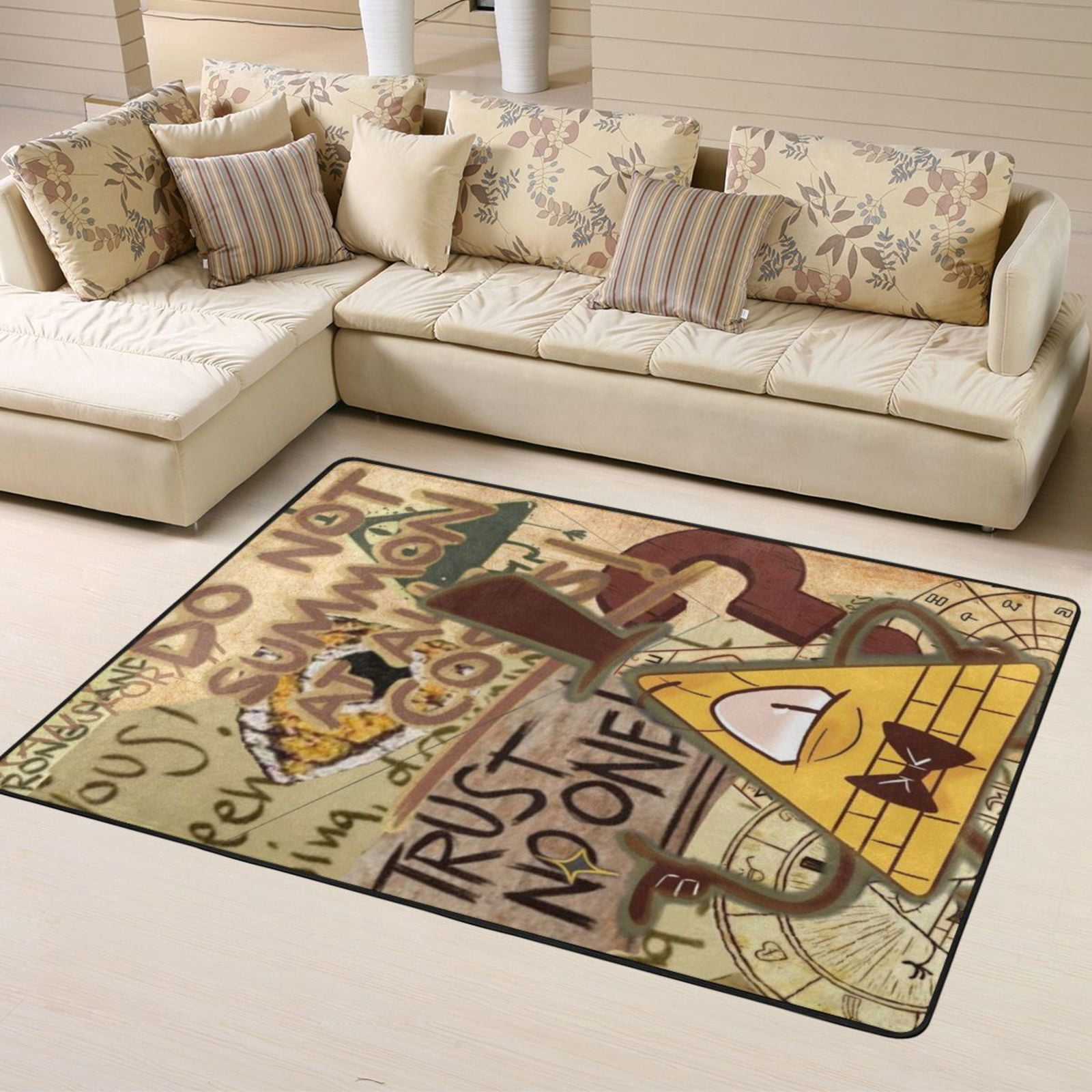Area Rugs Soft Non-Slip Floor Mats Gravity Falls Carpets Doormat for ...