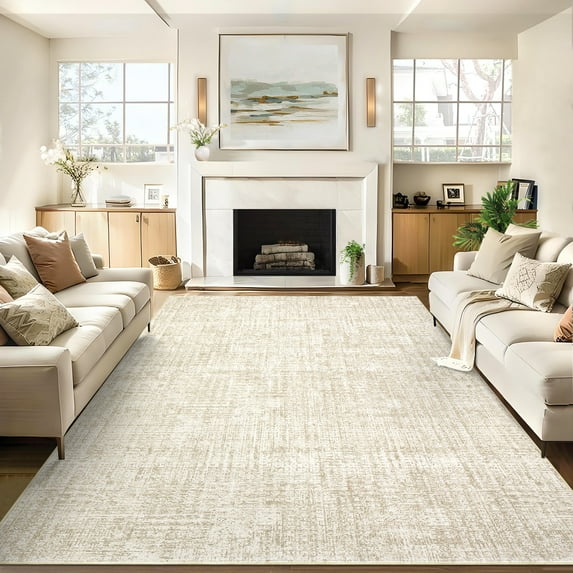 Area Rugs, Washable Large Rugs for Living Room Bedroom, Low Pile Soft ...