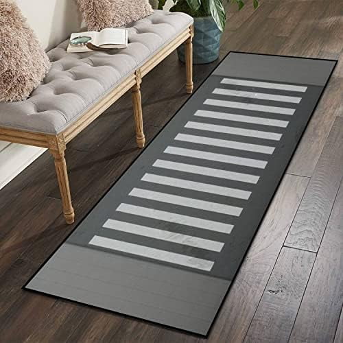 Area Runner Rug 2x6 Ft Crosswalk on car Road top View Realistic with ...