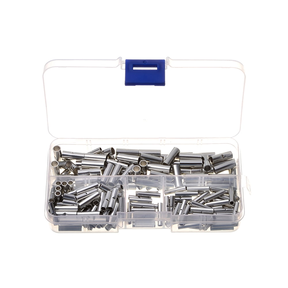 Arealer 200PCS/Box Non-Insulated Butt Connectors Wire Ferrule Cable ...
