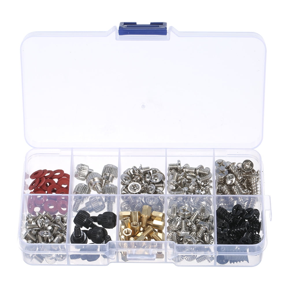 Arealer 228PCS Basic Computer Screw Kit Desktop Computer Maintenance ...