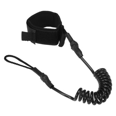 Surfing Surfboard SUP Coil Paddle Leash Cord w/ Quick Release Buckles ...