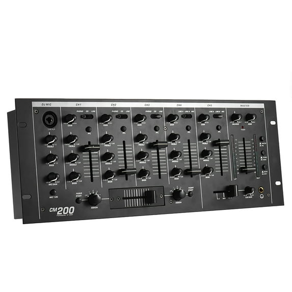 Arealer Mixing Console,Professional 5-channel Dj Mount Stereo 6588 ...