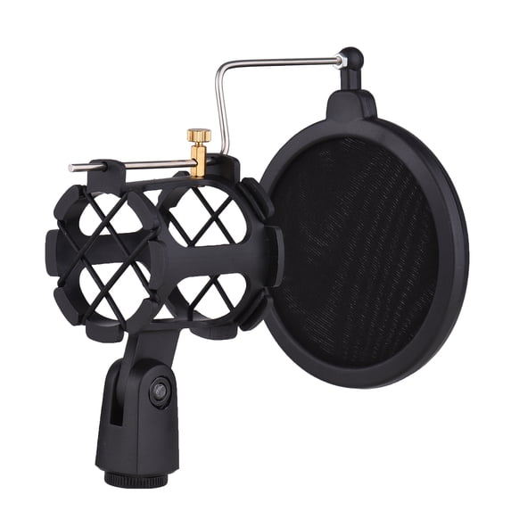Arealer Shock Mount,With Pop Filter Universal Screw Adapter Mic Stand ...