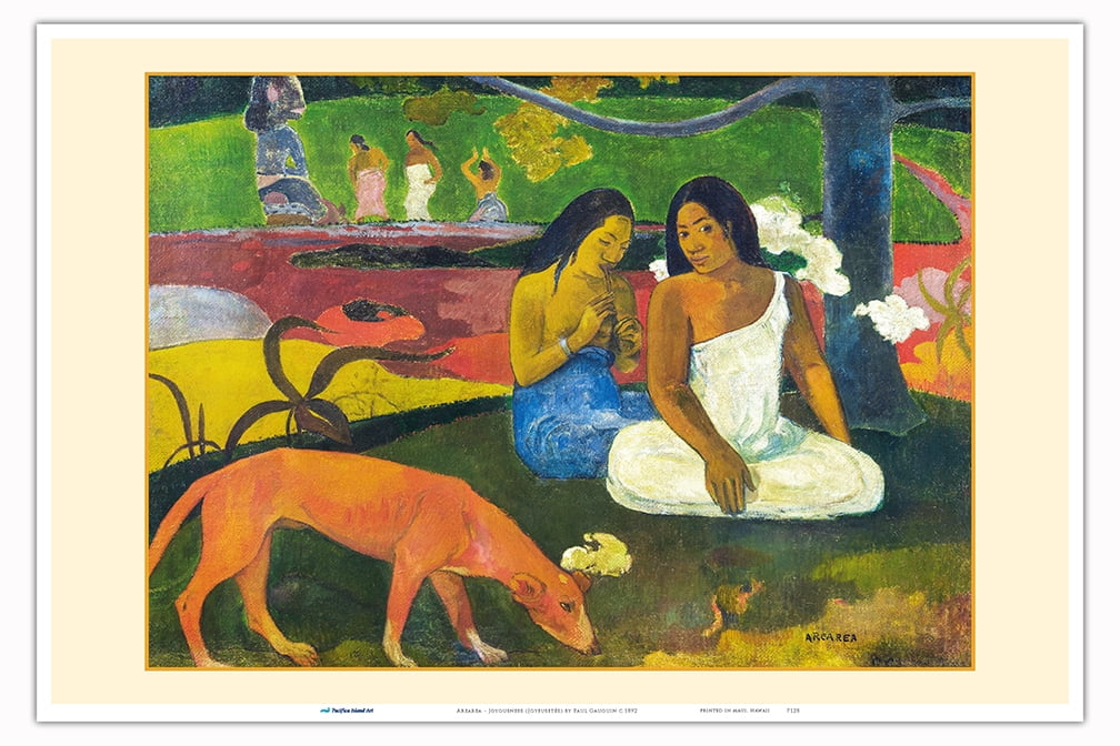 Arearea - Joyousness (Joyeusetés) - From an Original Color Painting by ...