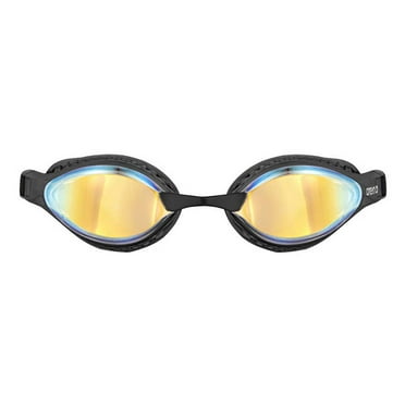 Arena Python Swim Goggles for Men and Women, Copper-White, Mirror Lens ...